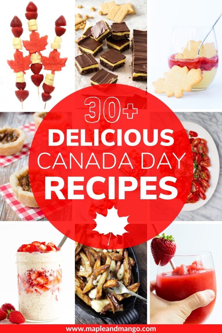 30+ Canada Day Recipes | Maple + Mango