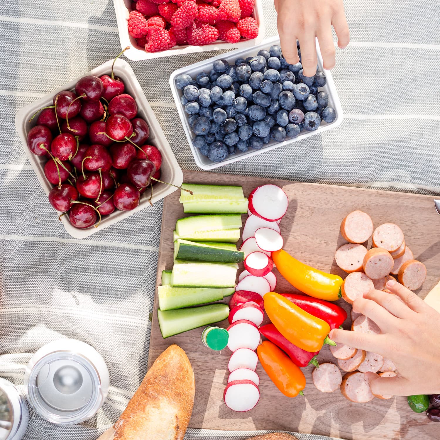 Perfect No Cook Picnic: Idea For Summer Fun | Maple + Mango