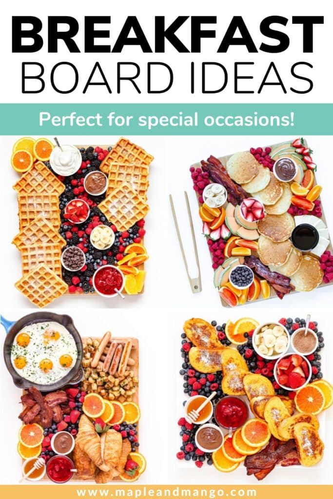 Fun Breakfast Board Ideas (Breakfast Charcuterie) | Maple + Mango