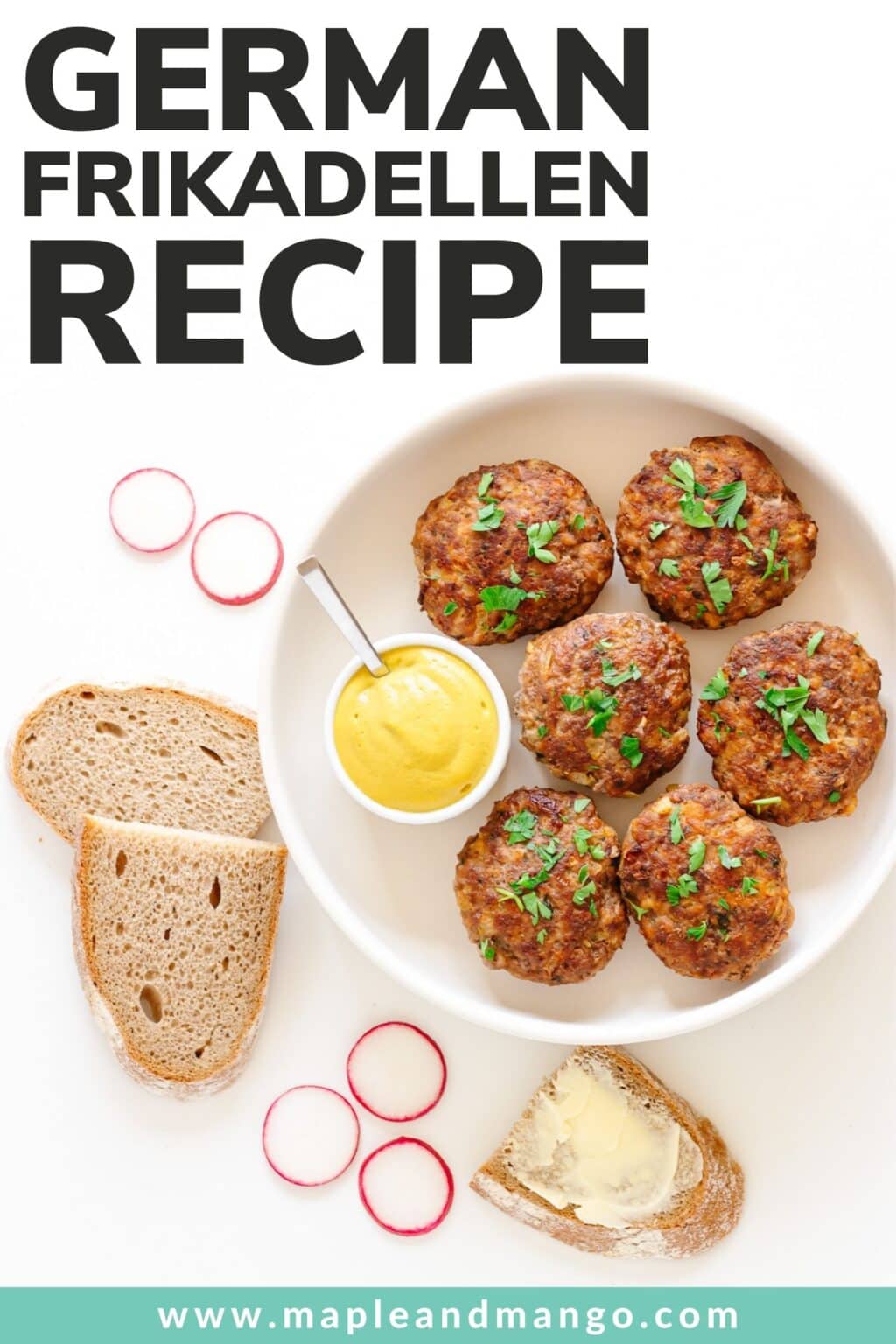 Frikadellen (German Pan-Fried Meat Patties) | Maple + Mango