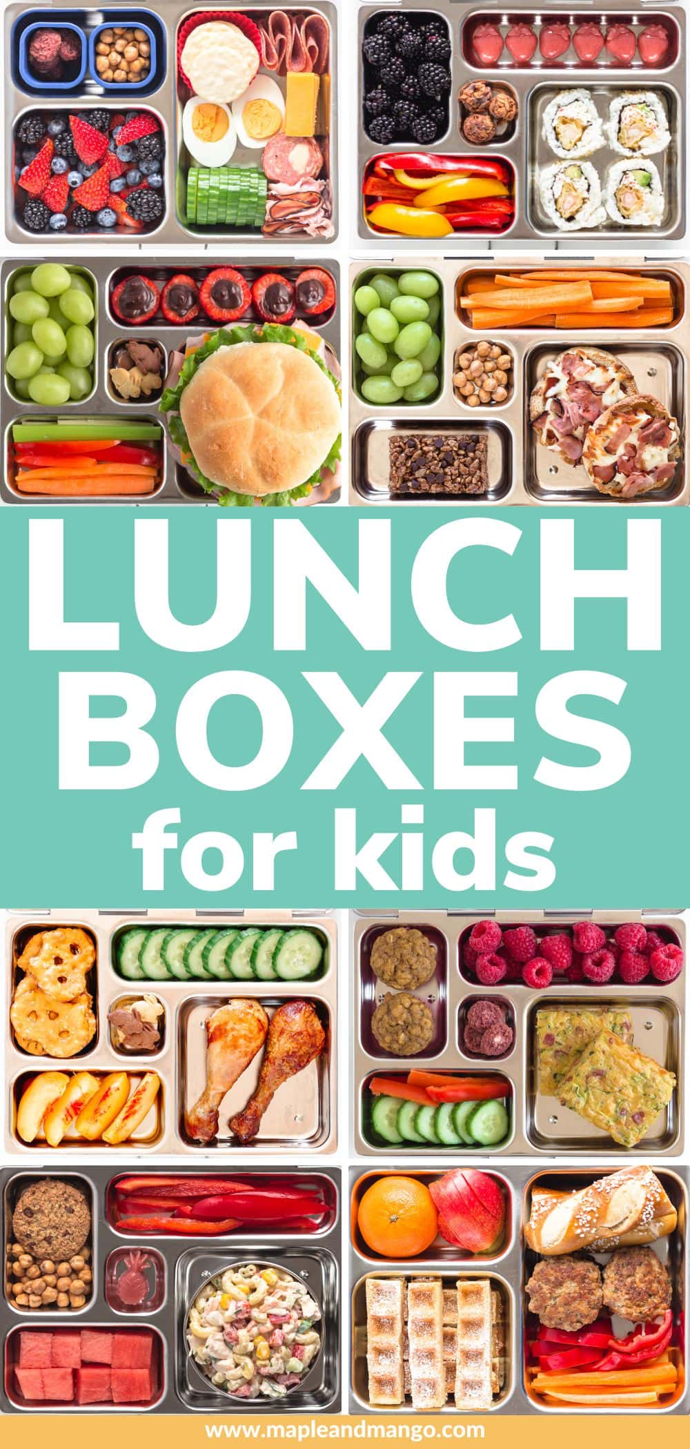 Easy Lunch Box Ideas For Kids (with pictures) | Maple + Mango