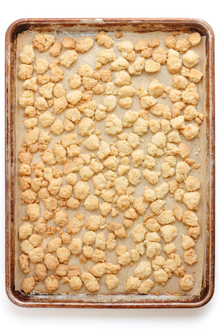 Butter Streusel Topping (Buttery Cookie-Like Crumble Topping) | Maple ...
