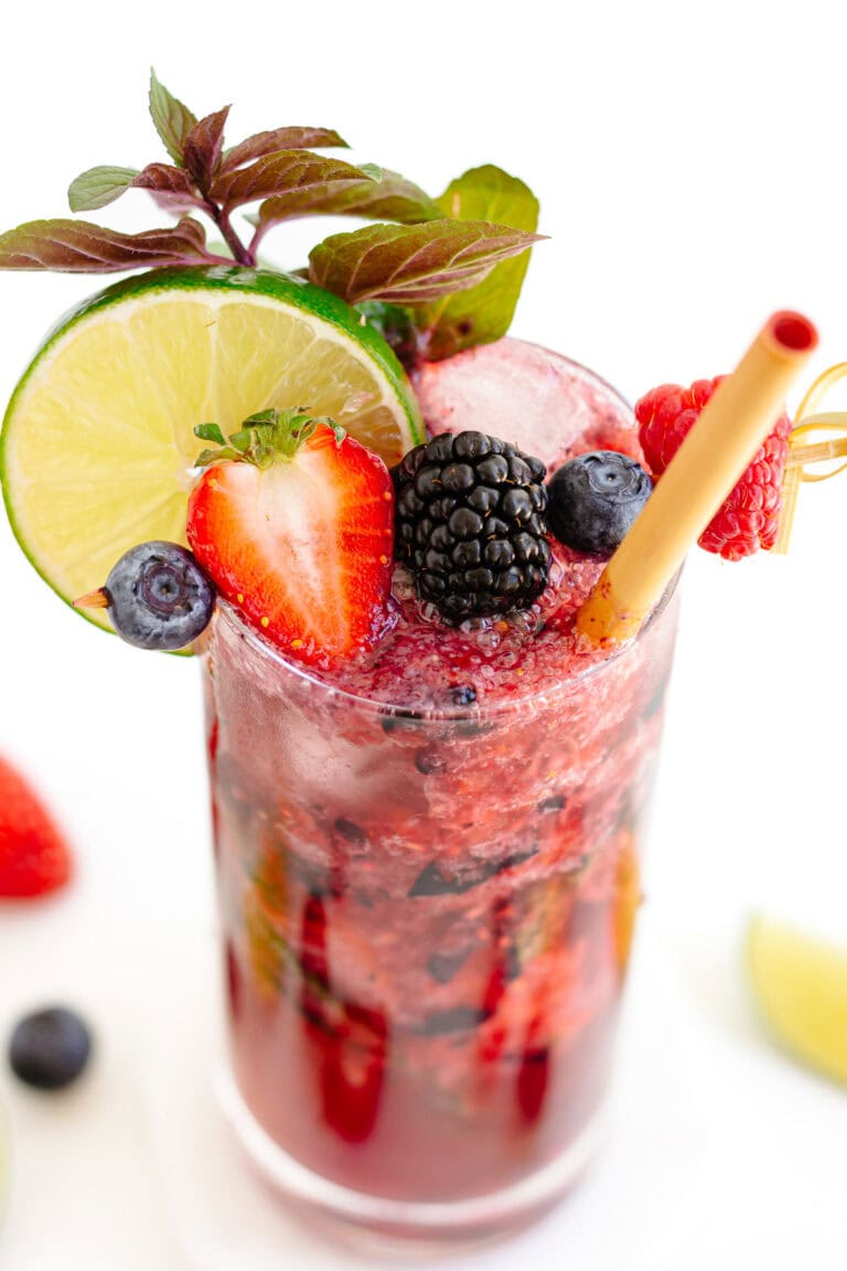 Mixed Berry Mojito | Maple + Mango
