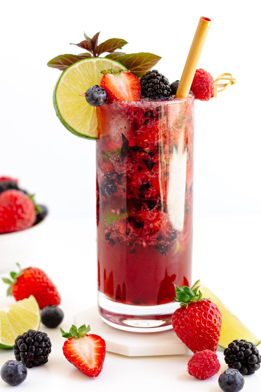 Mixed Berry Mojito | Maple + Mango