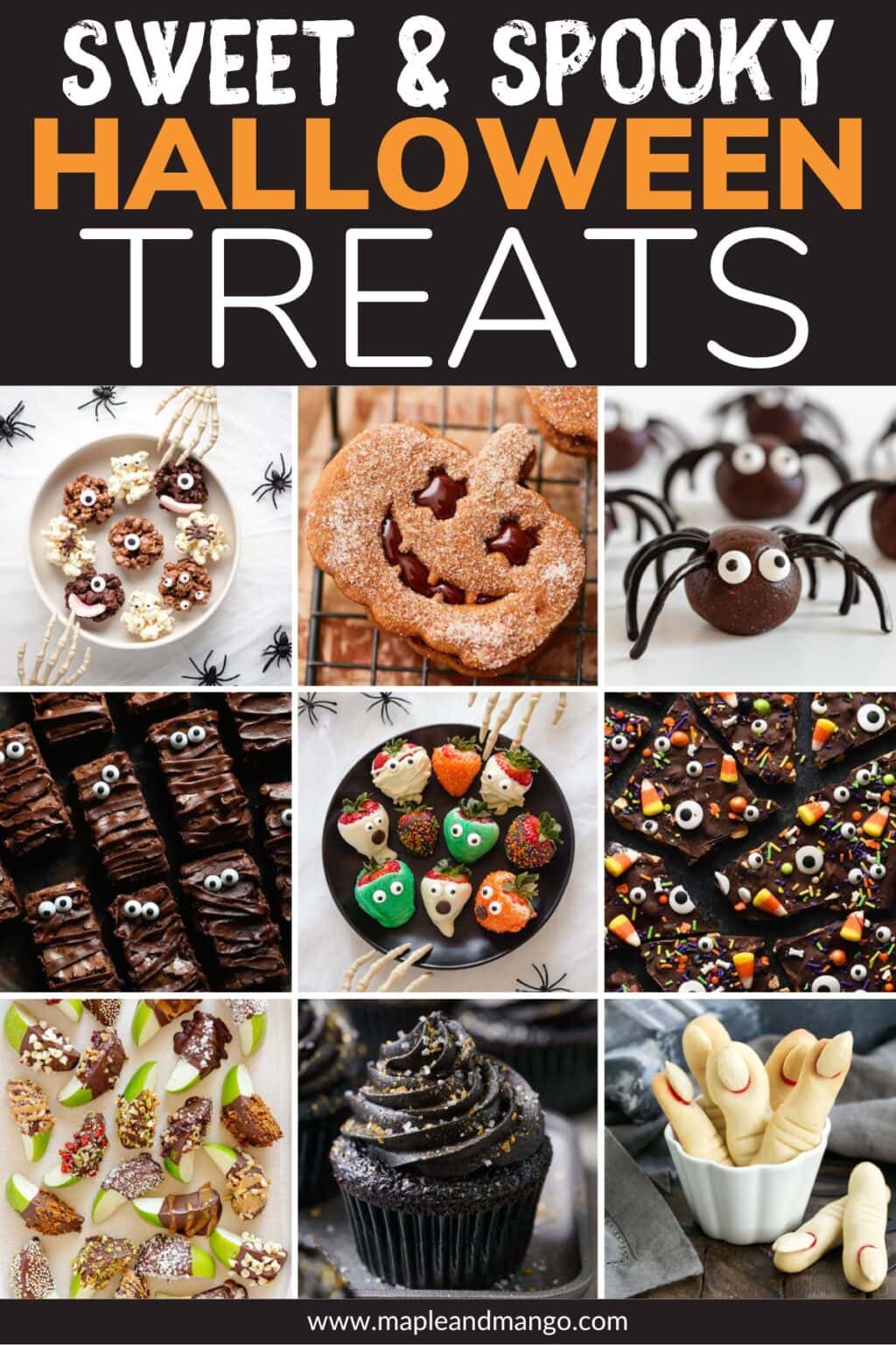 20 Sweet & Spooky Halloween Treats and Desserts | Maple + Mango