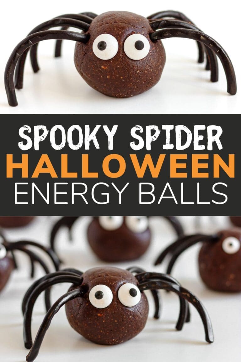 Halloween Spider Energy Balls | Maple + Mango