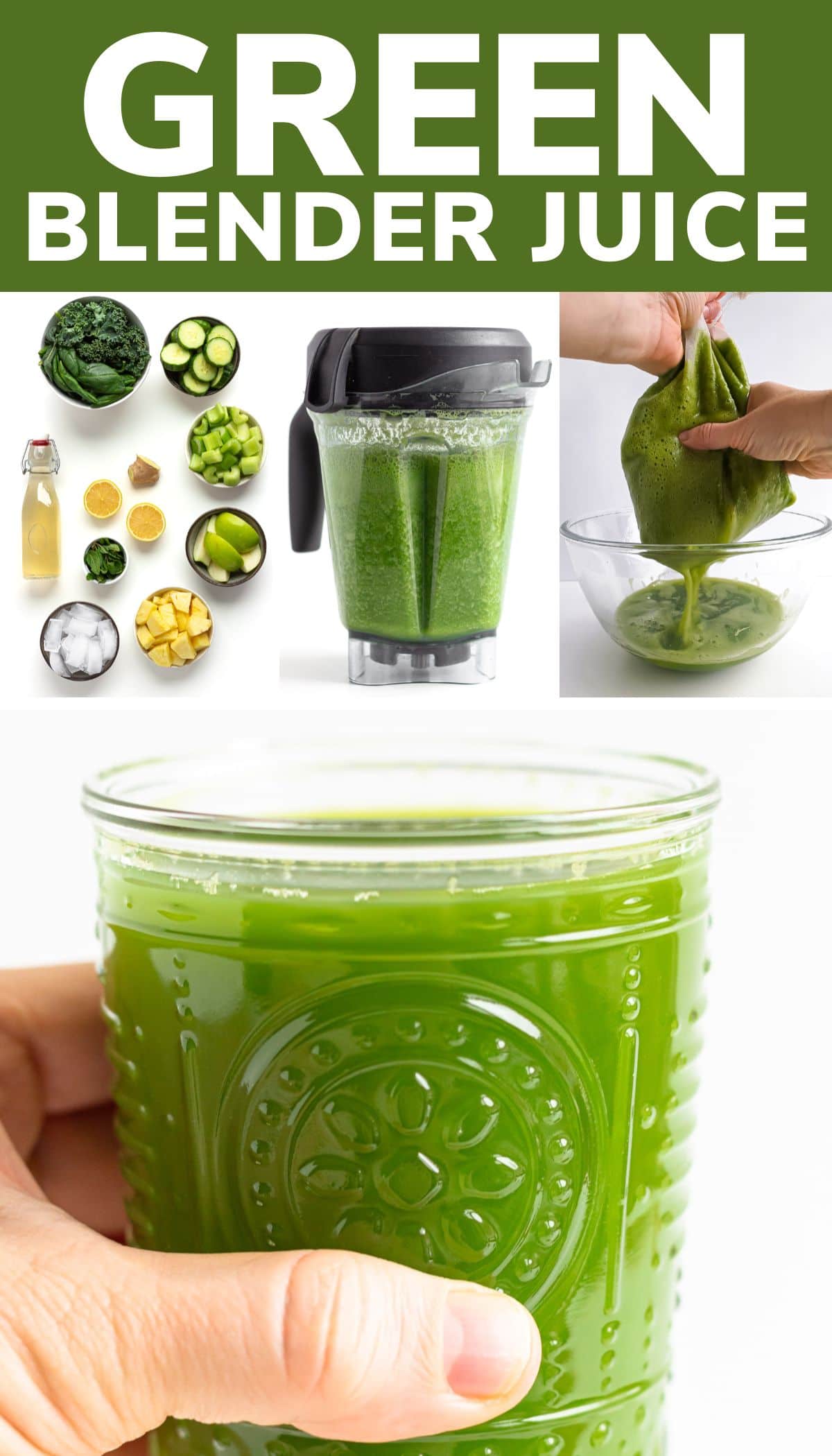 Green Blender Juice | Maple + Mango