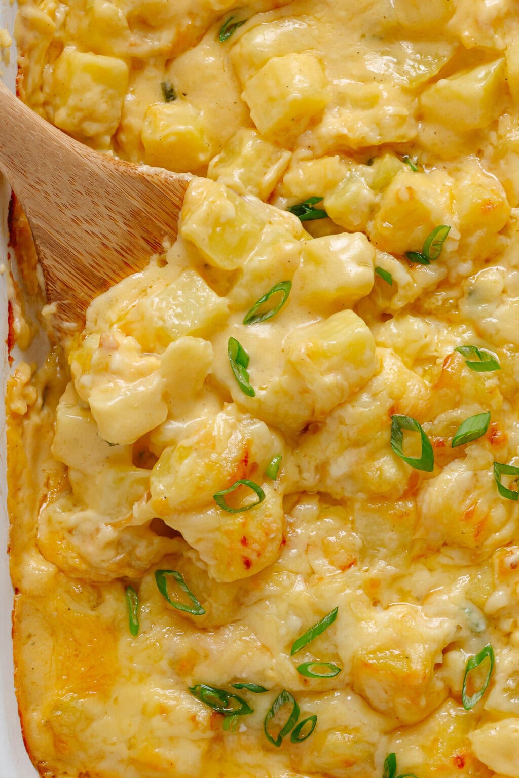 Cheesy Potatoes (3 Cheese Potato Bake) | Maple + Mango