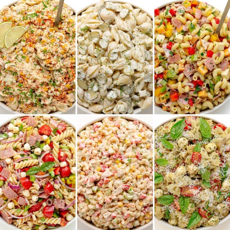 Antipasto Pasta Salad with Zesty Italian Dressing | Maple + Mango